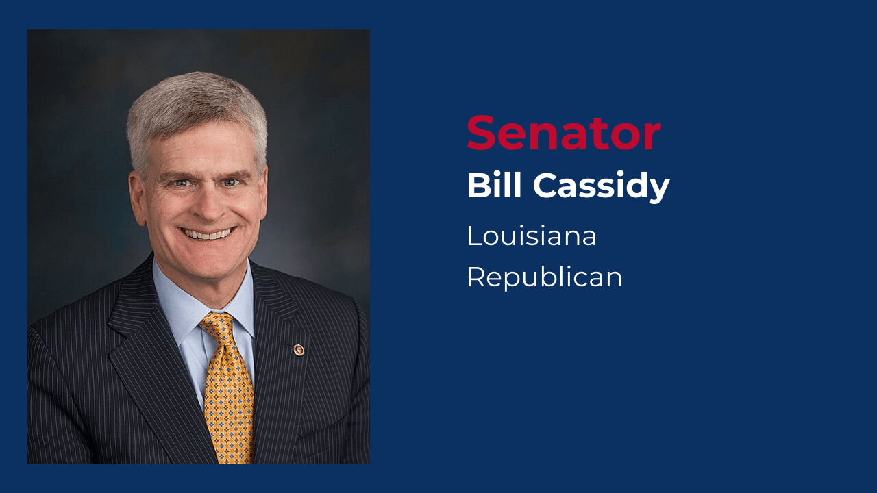 Profile of Republican Senator Cassidy from Louisiana - Pointed Words